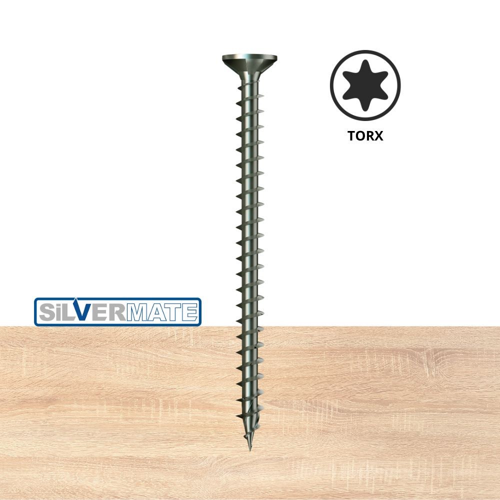 Vijak lesni SILVERMATE ZnB - CELI NAVOJ ( VG ) - TORX | Lesni vijaki ...